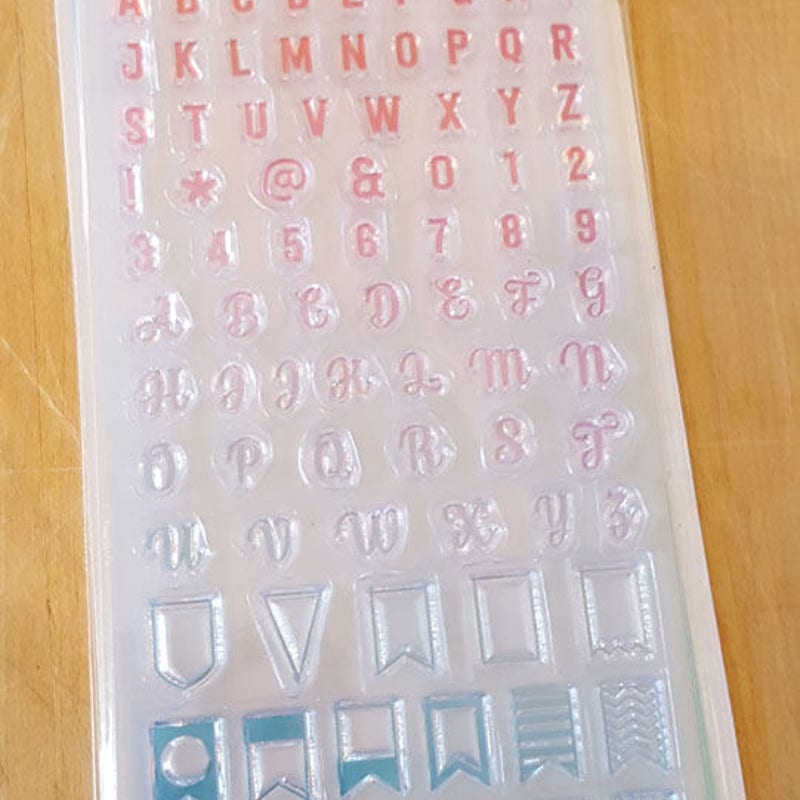 Cursive Alphabet Stamps - Etsy