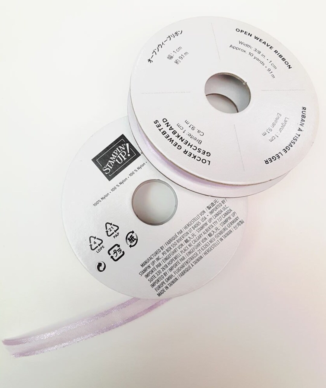 Fresh Freesia Open Weave Ribbon Retired From Stampin Up - Etsy