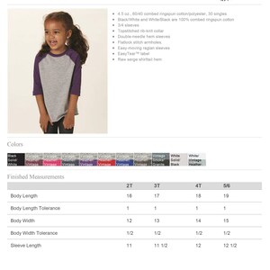 Custom Toddler Raglan Shirts Toddler Raglan Tee | Etsy