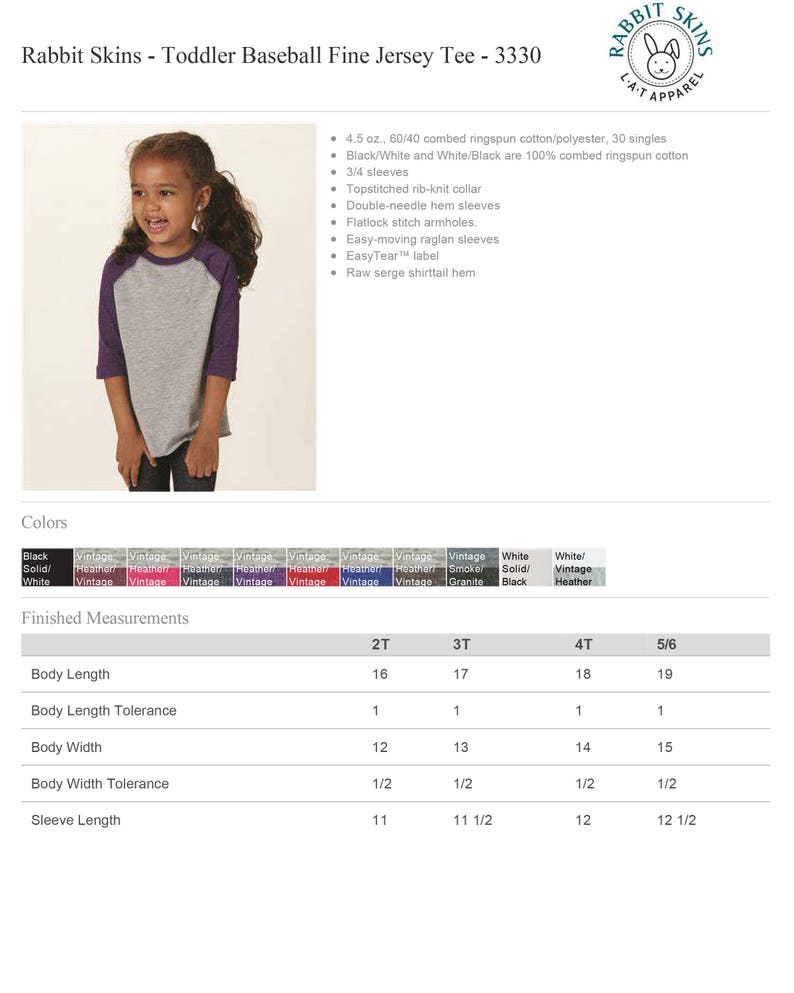 Custom Toddler Raglan Shirts Toddler Raglan Tee | Etsy