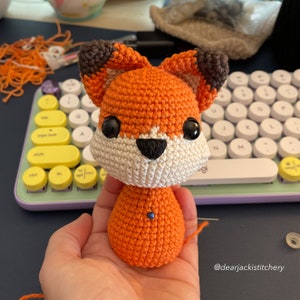 Clementine the Fox: Crochet Fox Pattern / Squishy Fox / Amigurumi Fox ...