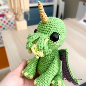 Eldritch Cthulhucorn Crochet Pattern: Amigurumi Monster (PDF Pattern ...