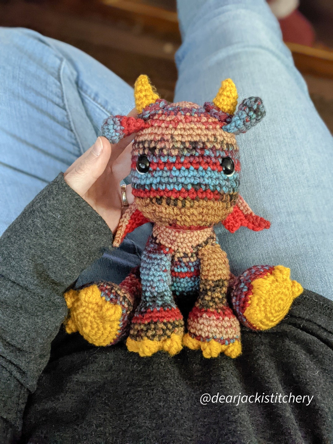 Juniper the Dragon Crochet Pattern PDF - Etsy