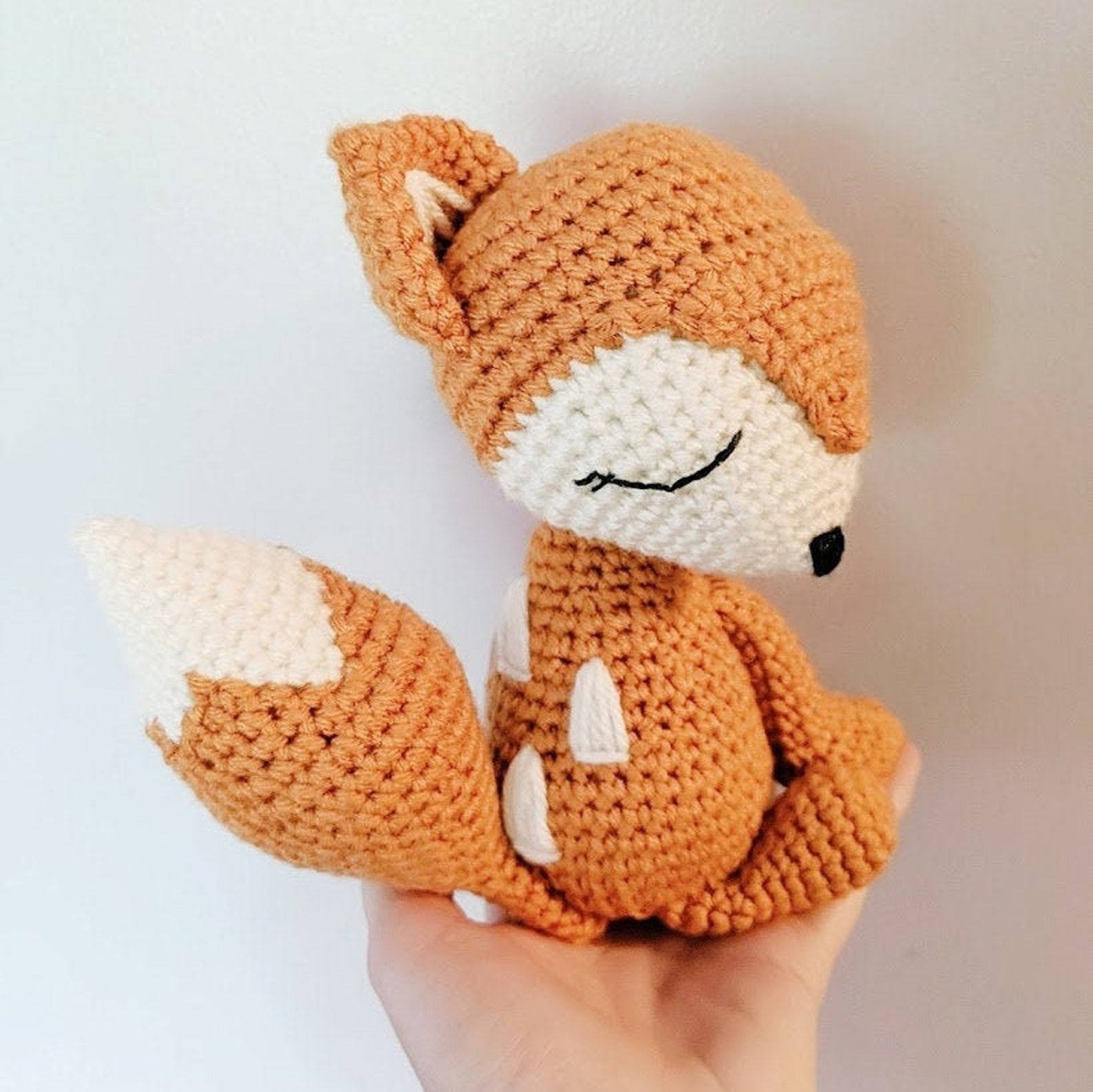 Effie the Fox PDF Crochet Plush Pattern | Etsy