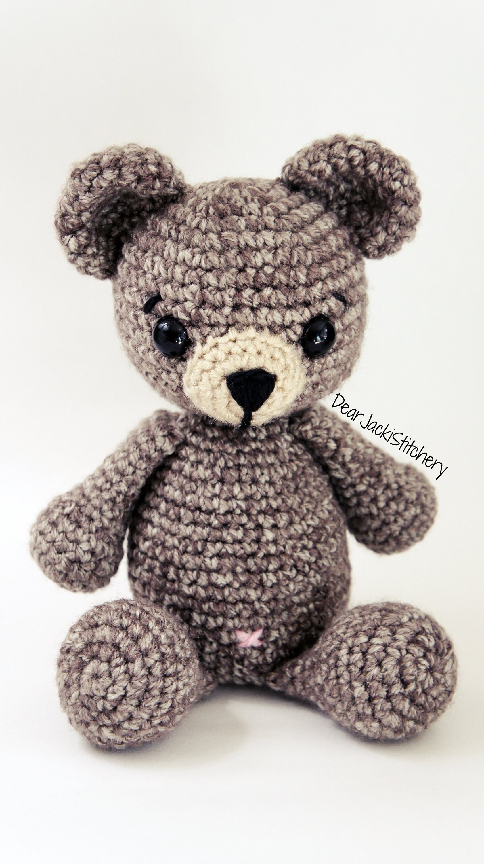 Banjo Bear PDF Crochet Plush Pattern - Etsy