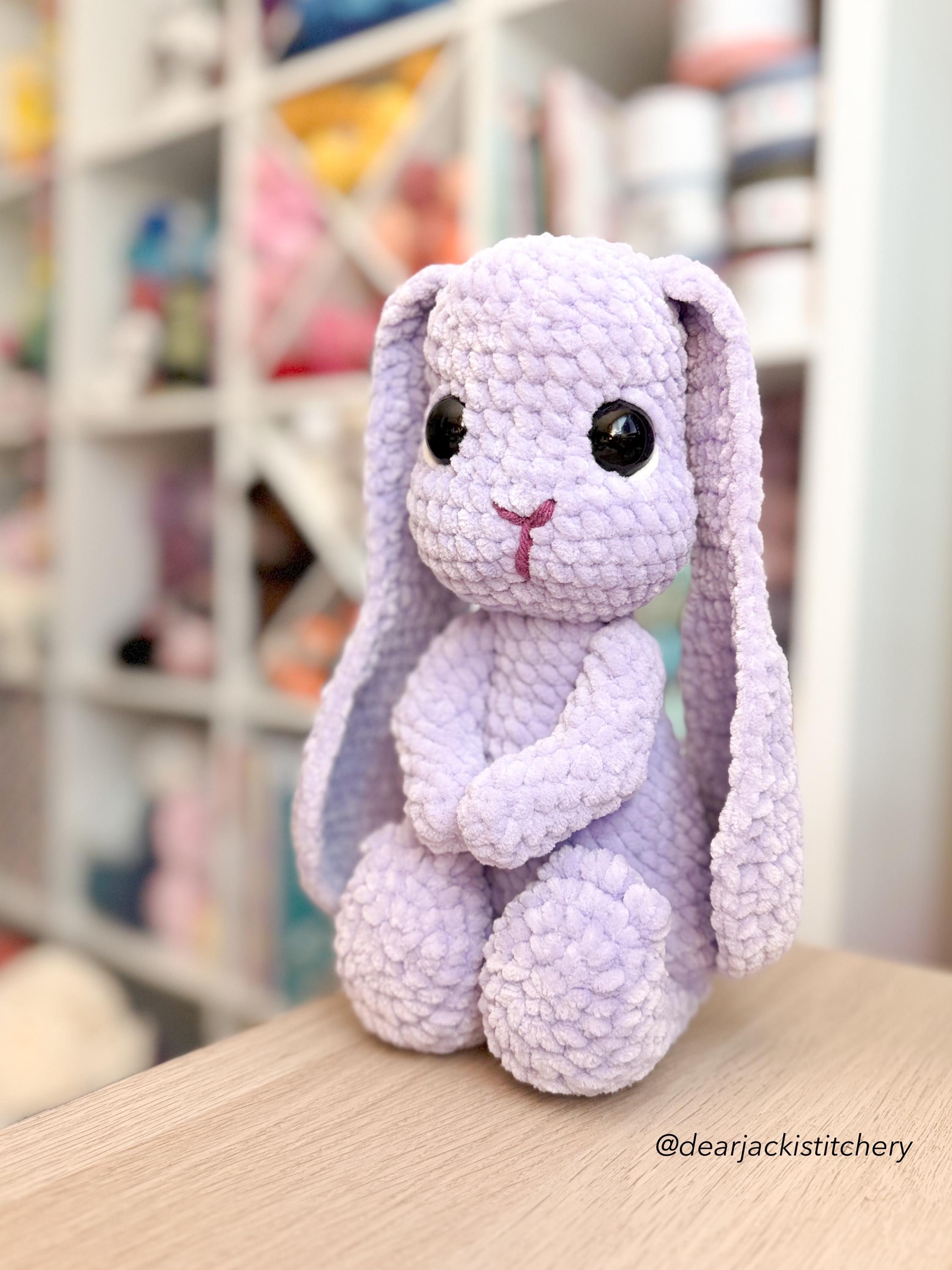 Thistle the Lop Bun: Crochet Bunny Rabbit Plushie PDF Pattern - Etsy