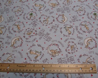 Baby Fabric Guess How Much I Love You 2022 in Light Taupe by - Etsy