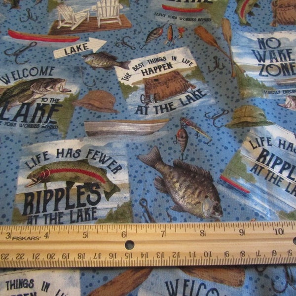 Lake Fabric - Etsy