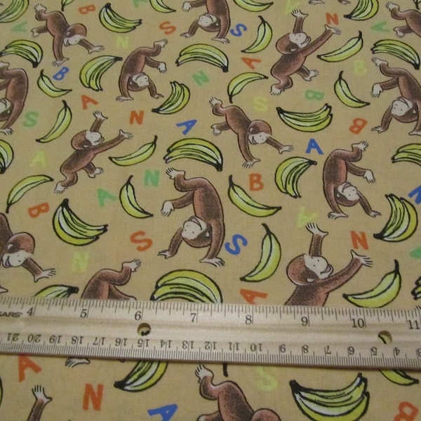 Curious George Fabric - Etsy