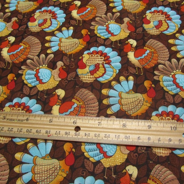 Thanksgiving Fabric - Etsy
