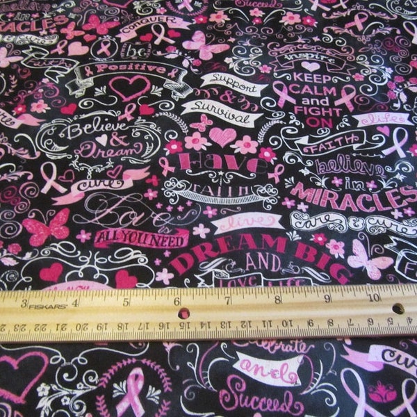 Breast Cancer Fabric - Etsy