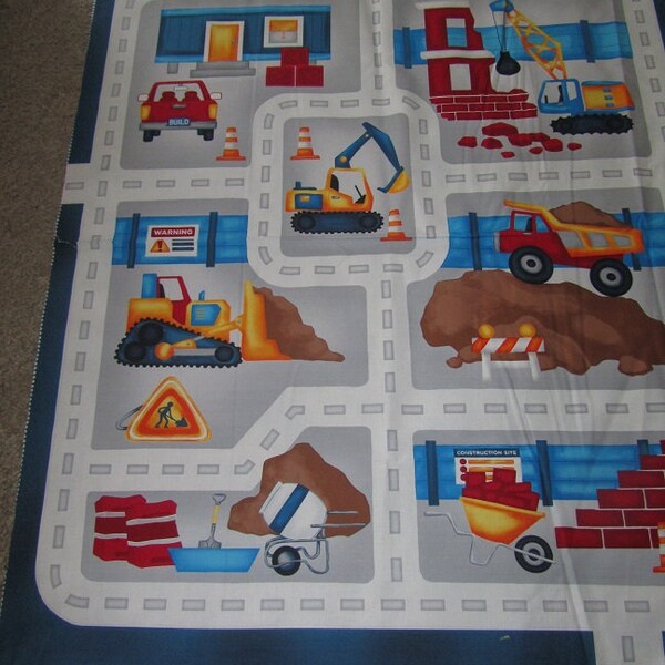 Construction Fabric - Etsy
