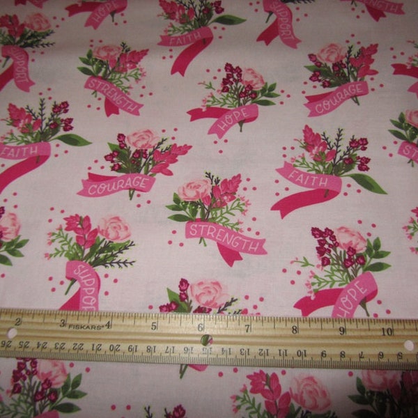 Breast Cancer Fabric - Etsy