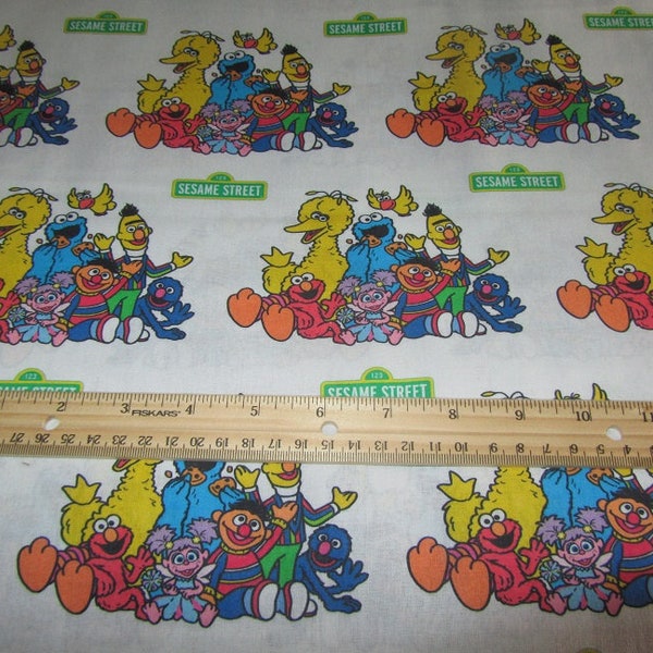Sesame Street Fabric - Etsy