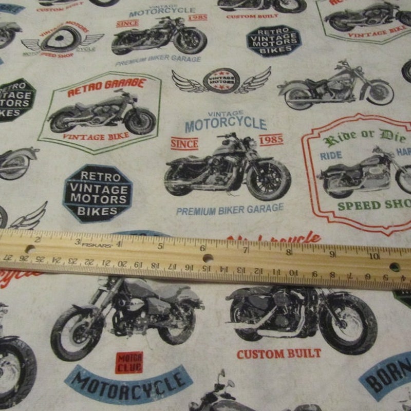 Motorcycle Fabric - Etsy