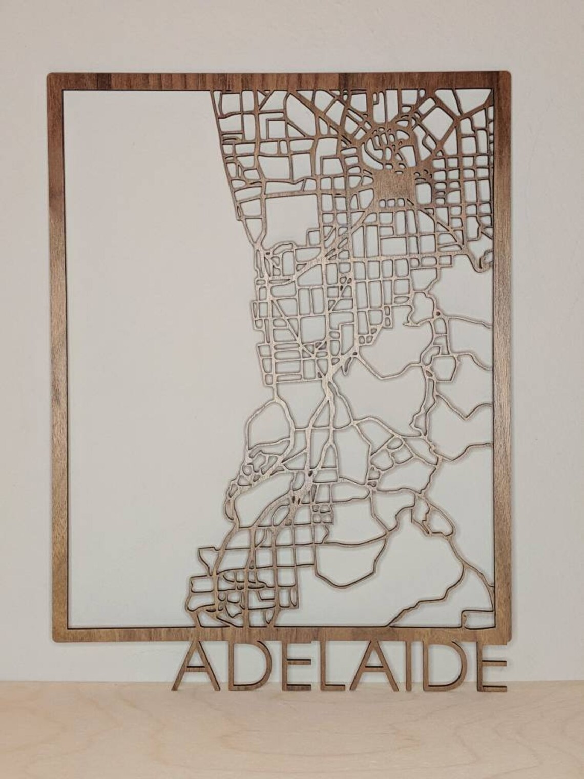 Wooden Maps, Wood Maps, Map Cutout, Wood Map Cutout, City Map, Wall ...