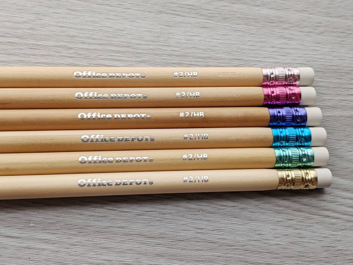 Personalized Pencils Custom Pencils Natural Wood Pencils | Etsy