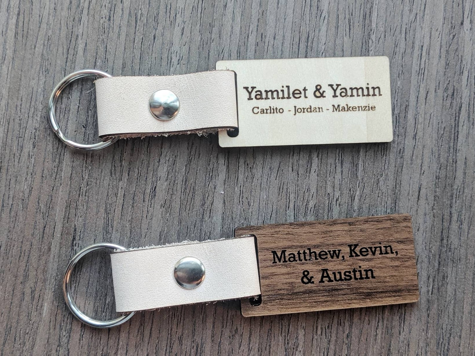 Personalized Wood Keychain Custom Wood Keychain Wood and - Etsy