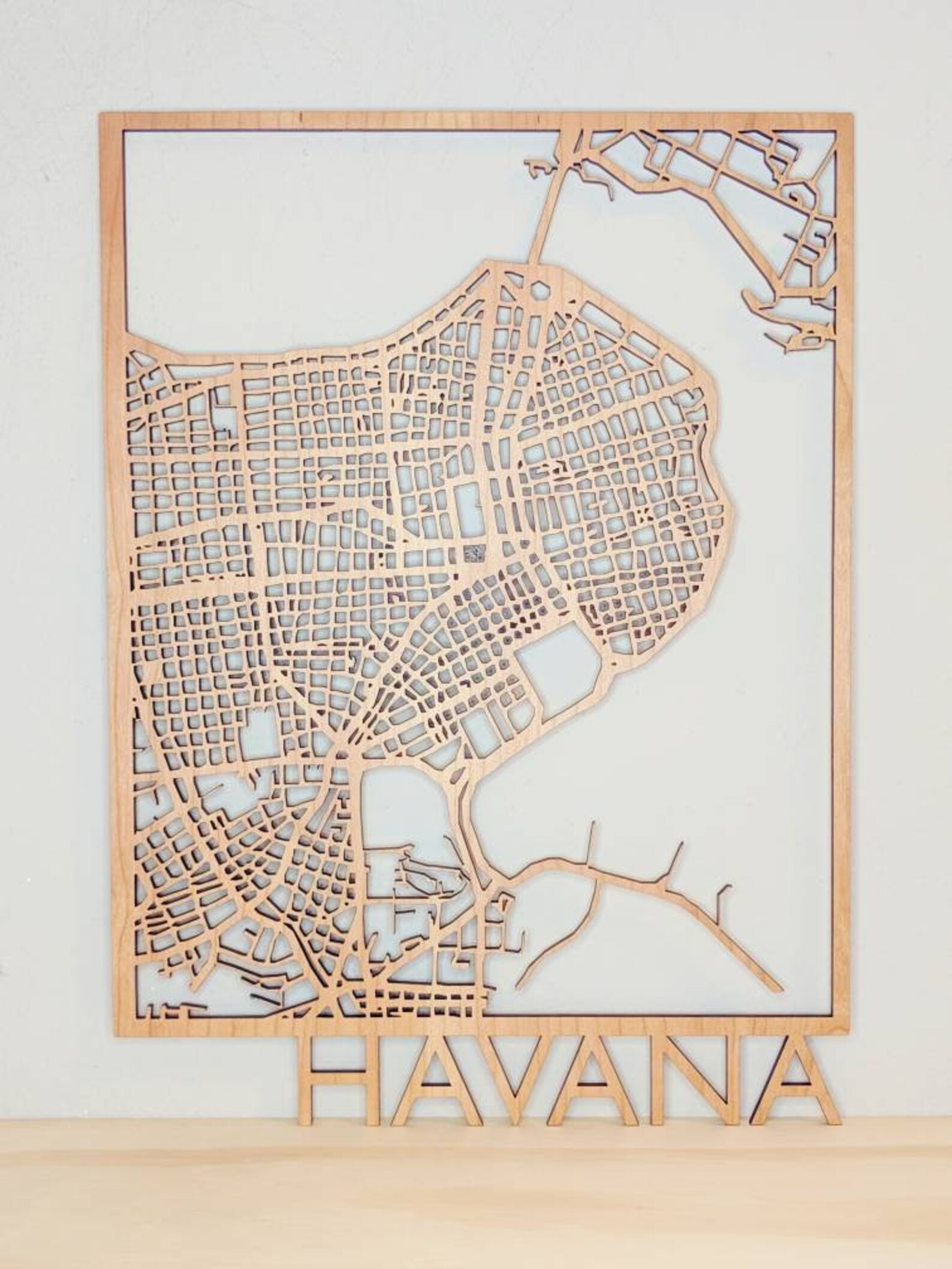 Wooden Maps, Wood Maps, Map Cutout, Wood Map Cutout, City Map, Wall ...
