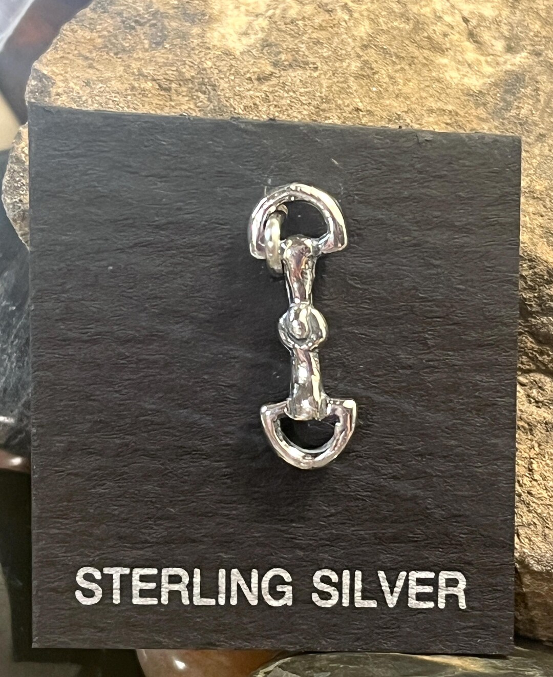 Sterling Snaffle Bit Charm, Sterling Equestrian Charm,silver Horse Tack ...