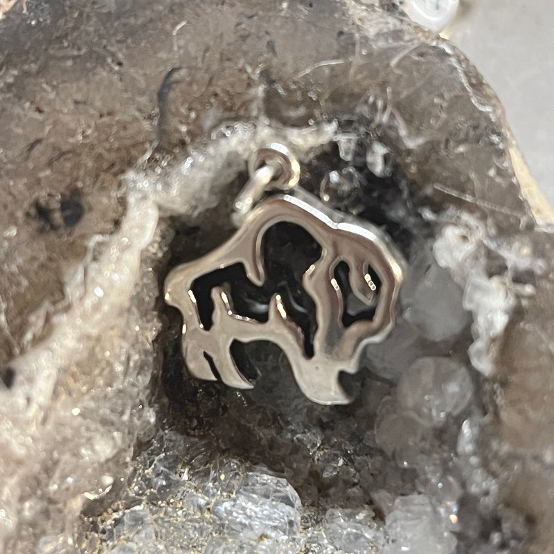 Bison Charm - Etsy