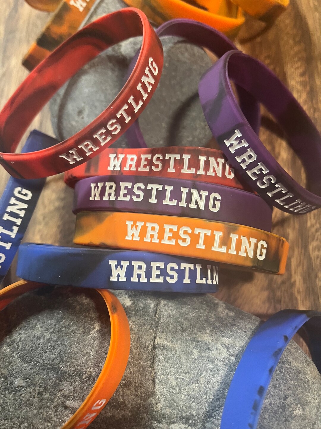 Wrestling Bracelets, Uh Ohs Wrestling Bracelet, Silicone Wrestling ...