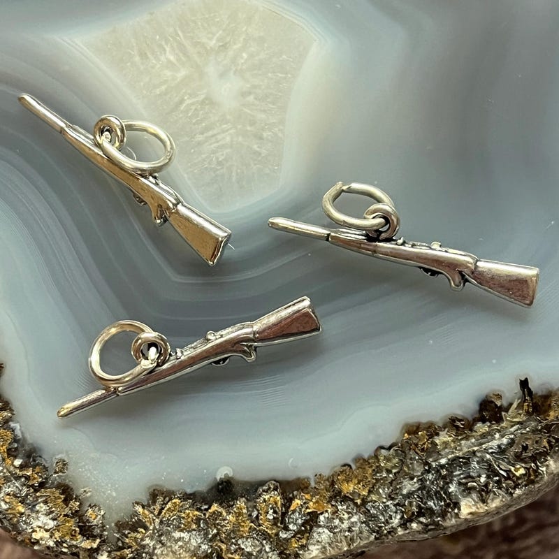 Rifle Charm for Bracelet - Etsy