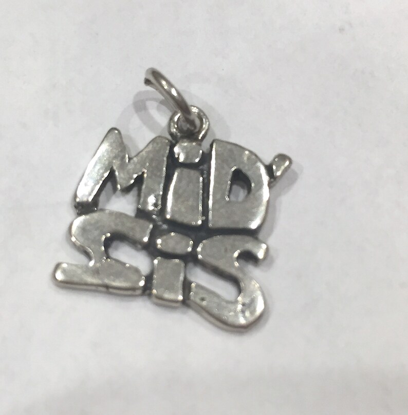 Sterling Mid Sis Charm Middle Sister Charm Middle Sister - Etsy