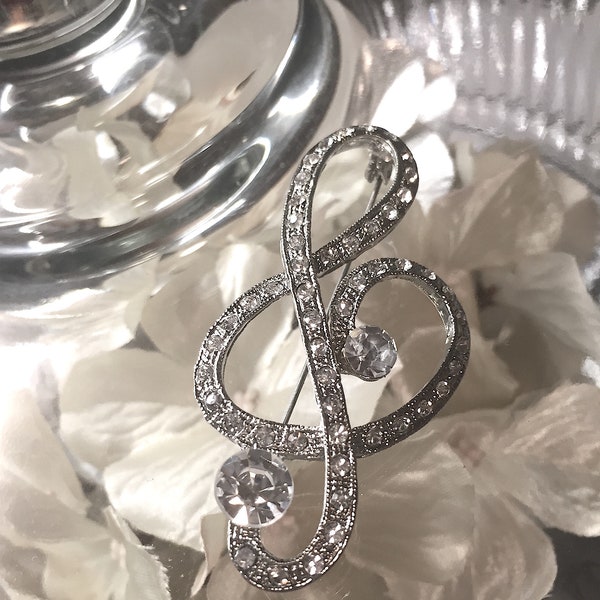 Treble Clef Pin - Etsy