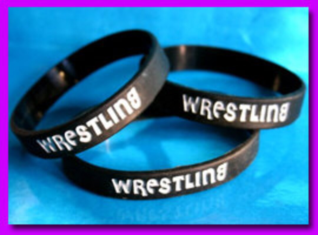 Wrestling Silicone Bracelet,wrestling Jewelry,wrestling Mom,wrestling ...