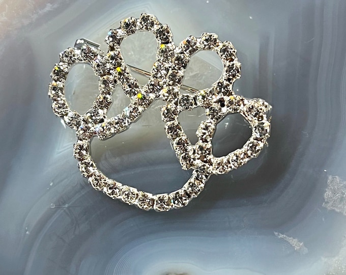 Paw Print Heart Tac Pins for Animal Rescue Fundraising, Animal Lovers ...