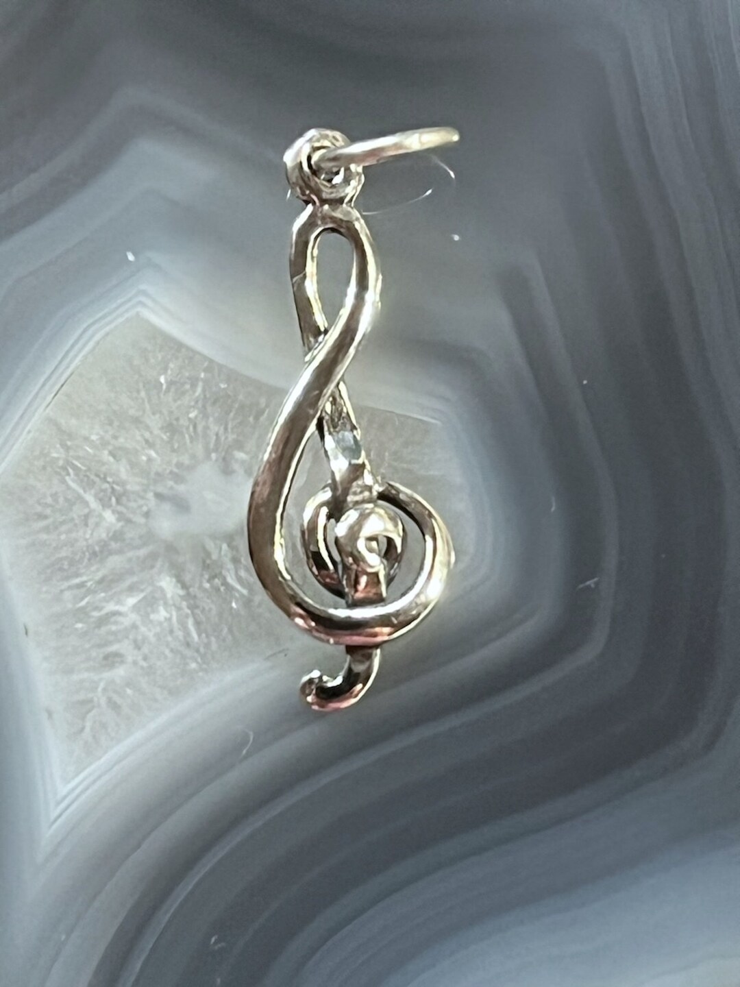 Sterling Treble Clef Charm, Marching Band Charms, Music Charms, Music ...
