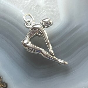 Sterling Female Diver Charm,silver Female Diver,3d Sterling Diver Charm ...