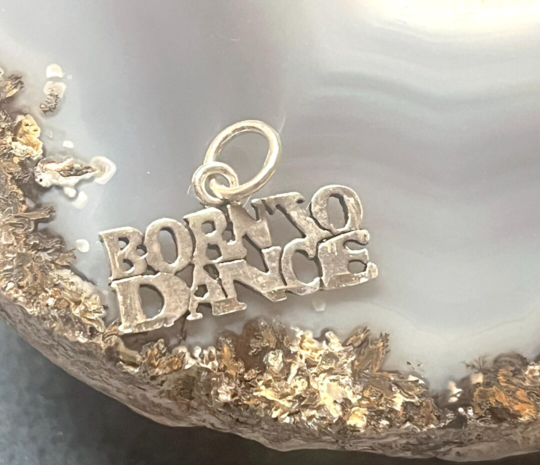 Sterling Dance Charm, Born to Dance Charm, Silver Dance Charm, Dance ...