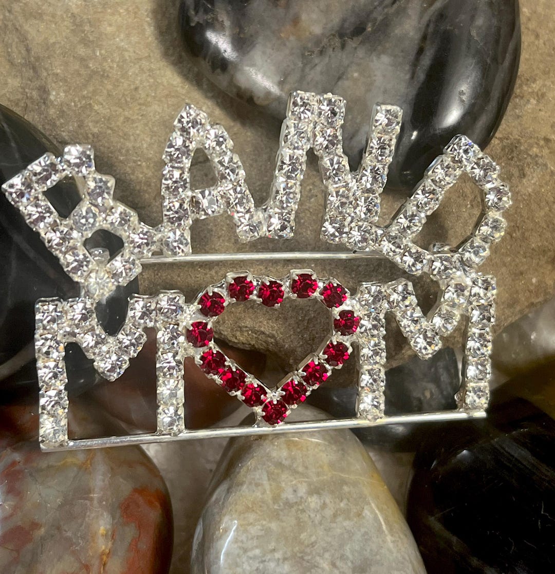 Band Mom Crystal Pin, Marching Band Jewelry, Marching Band Charms, Band ...