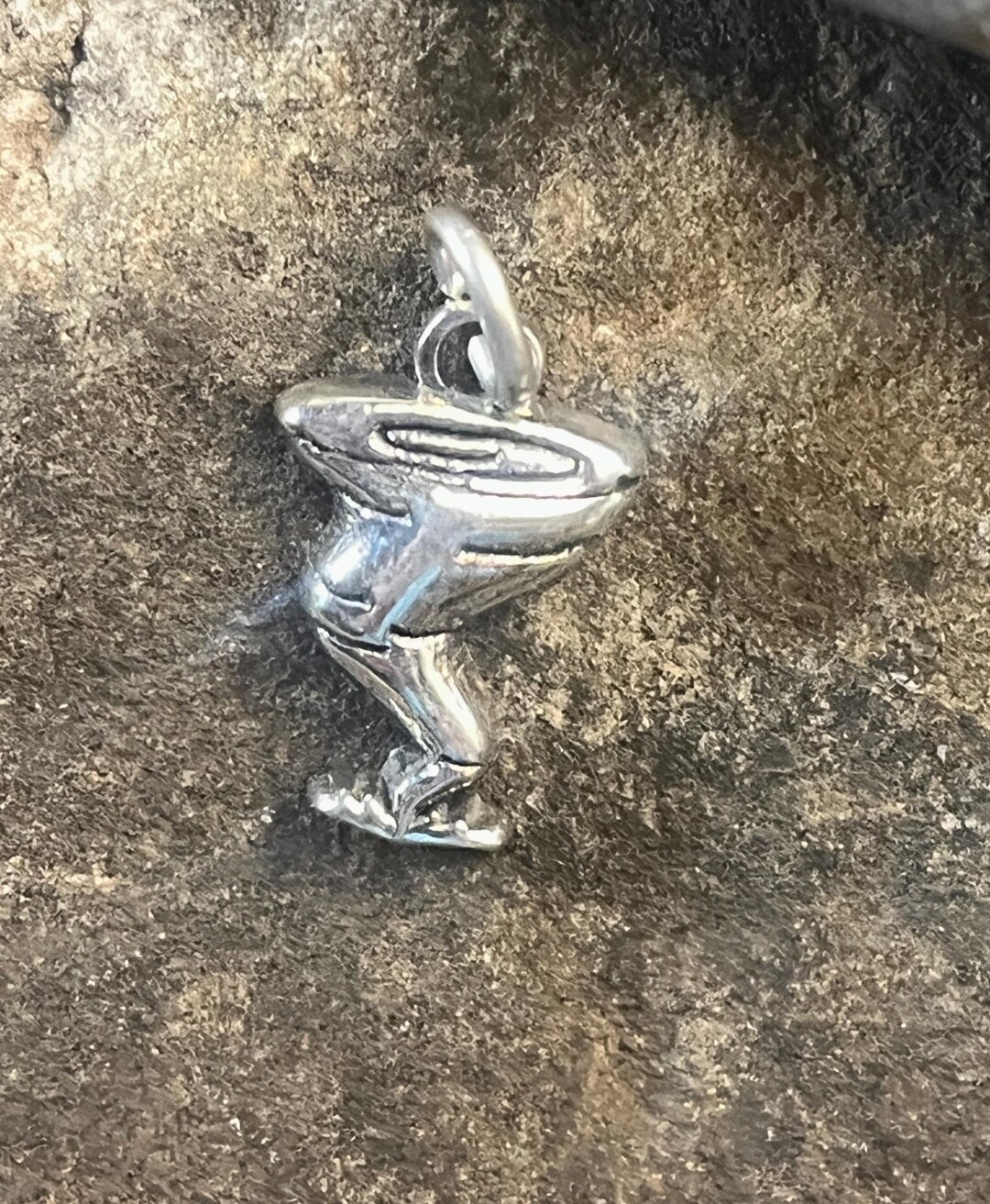 Sterling Cyclone Charm,sterling Tornado Charm, Cyclone Mascot,tornado ...