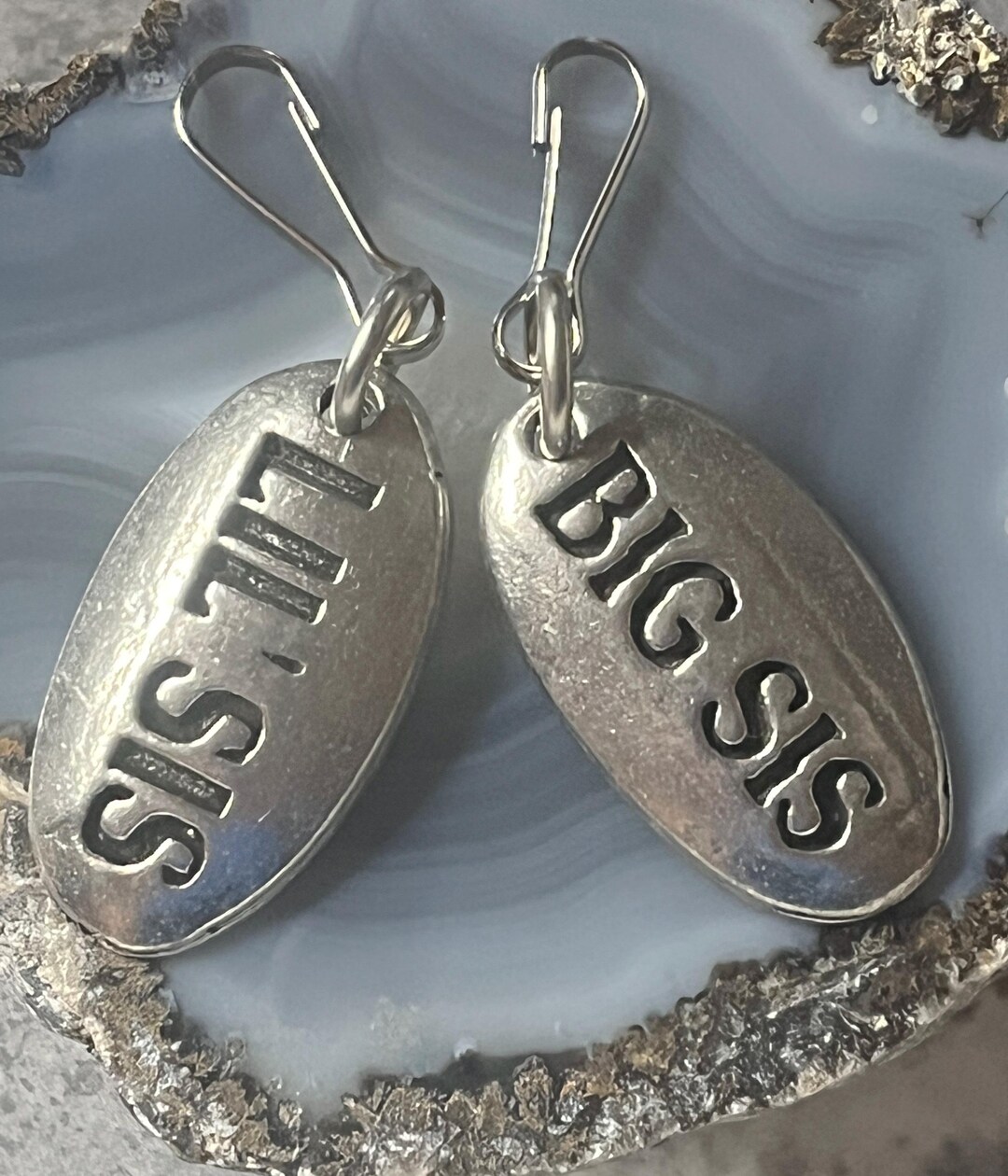 Vintage Pewter Sorority Zipper Pull, Big Sis Jewelry, Little Sis ...