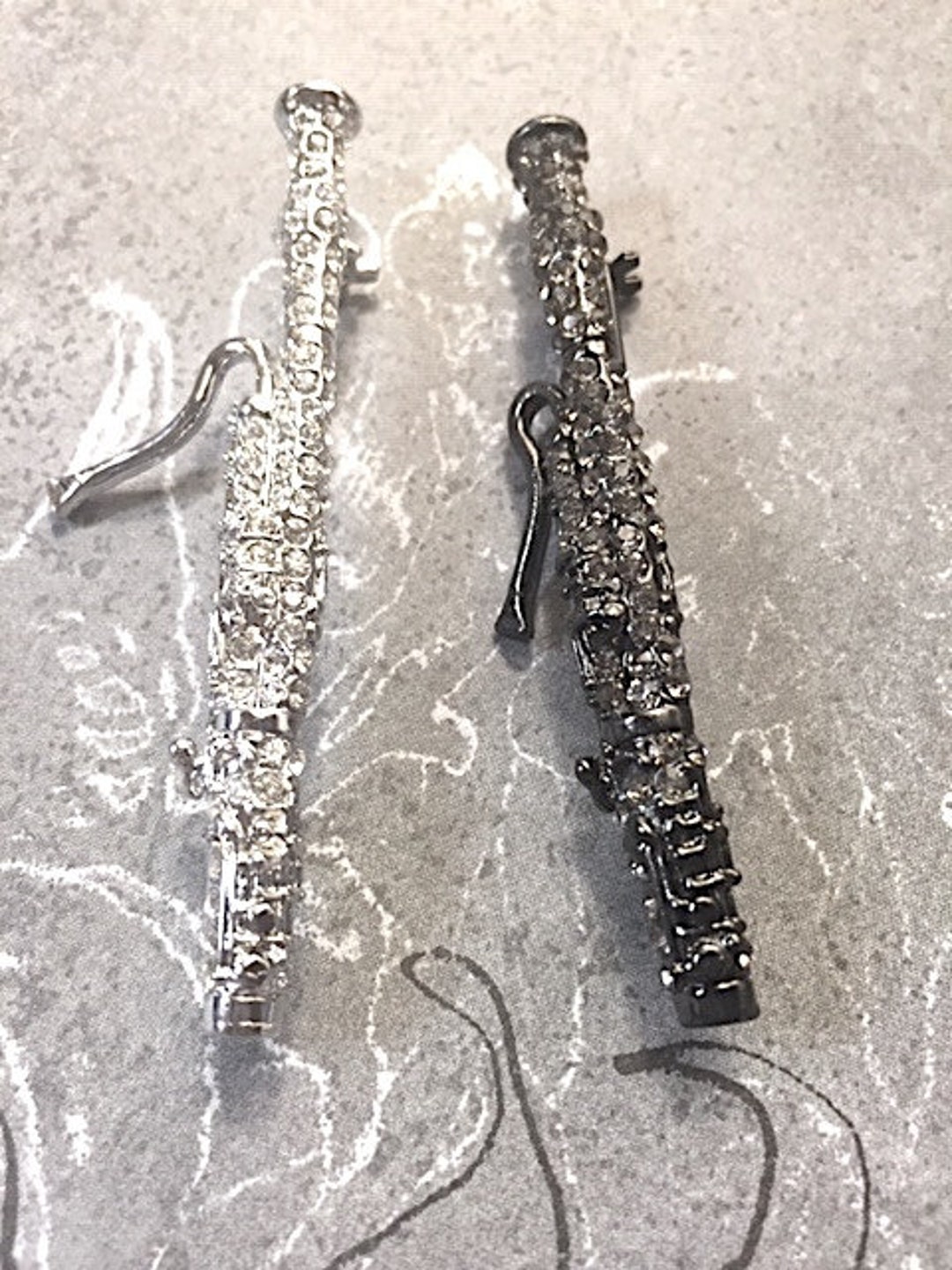Bassoon Crystal Pin, Bassoon Jewelry, Bassoon Musical Instrument Pin ...