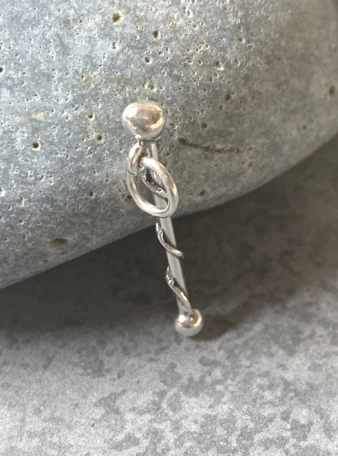 Sterling Baton Charm, Majorette Charm, Twirler Baton, Baton Jewelry ...