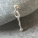 Sterling Baton Charm, Majorette Charm, Twirler Baton, Baton Jewelry ...