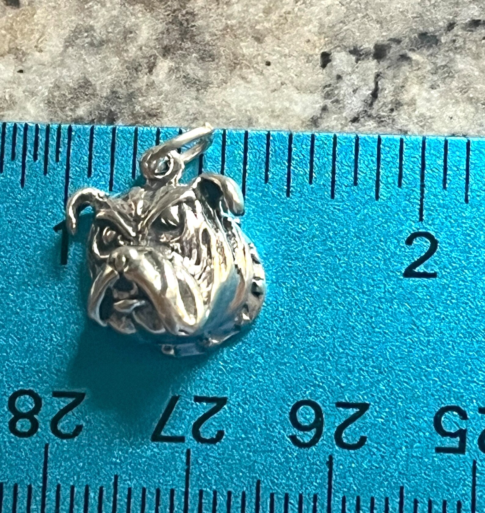 Bulldog Charm, Sterling Bulldog Head Charm, Bulldog Jewelry, Pet ...