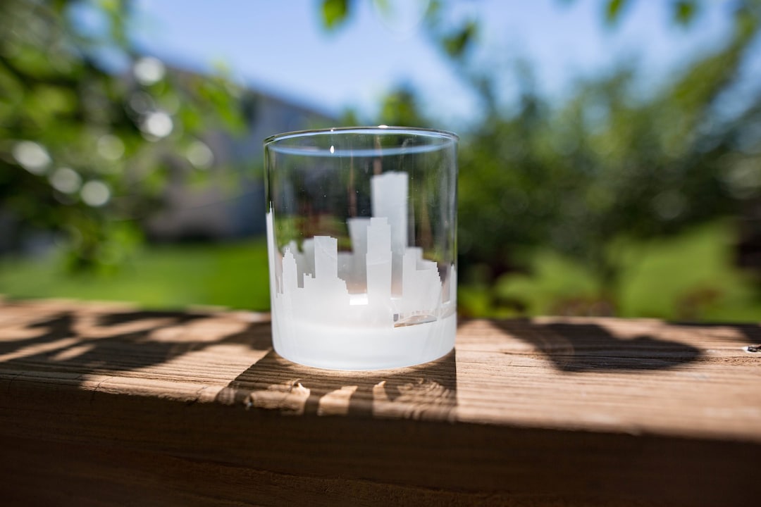 Austin Skyline Rocks Glass/old Fashioned Glass/ Whiskey Glass - Etsy