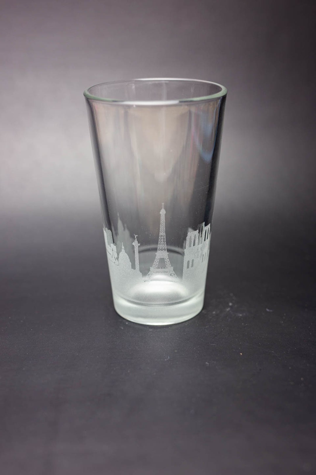 Paris Skyline Pint Glass Paris Beer Glass Etched Gift - Etsy