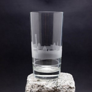 Florence Italy Skyline Etched Collins Highball Cocktail Mojito Glass ...