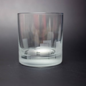 Cleveland Skyline Rocks Glass/old Fashioned Glass/ Whiskey - Etsy