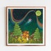 Starry Sky Art, Cute Animal Art, Nature Illustration, Celestial Sky ...