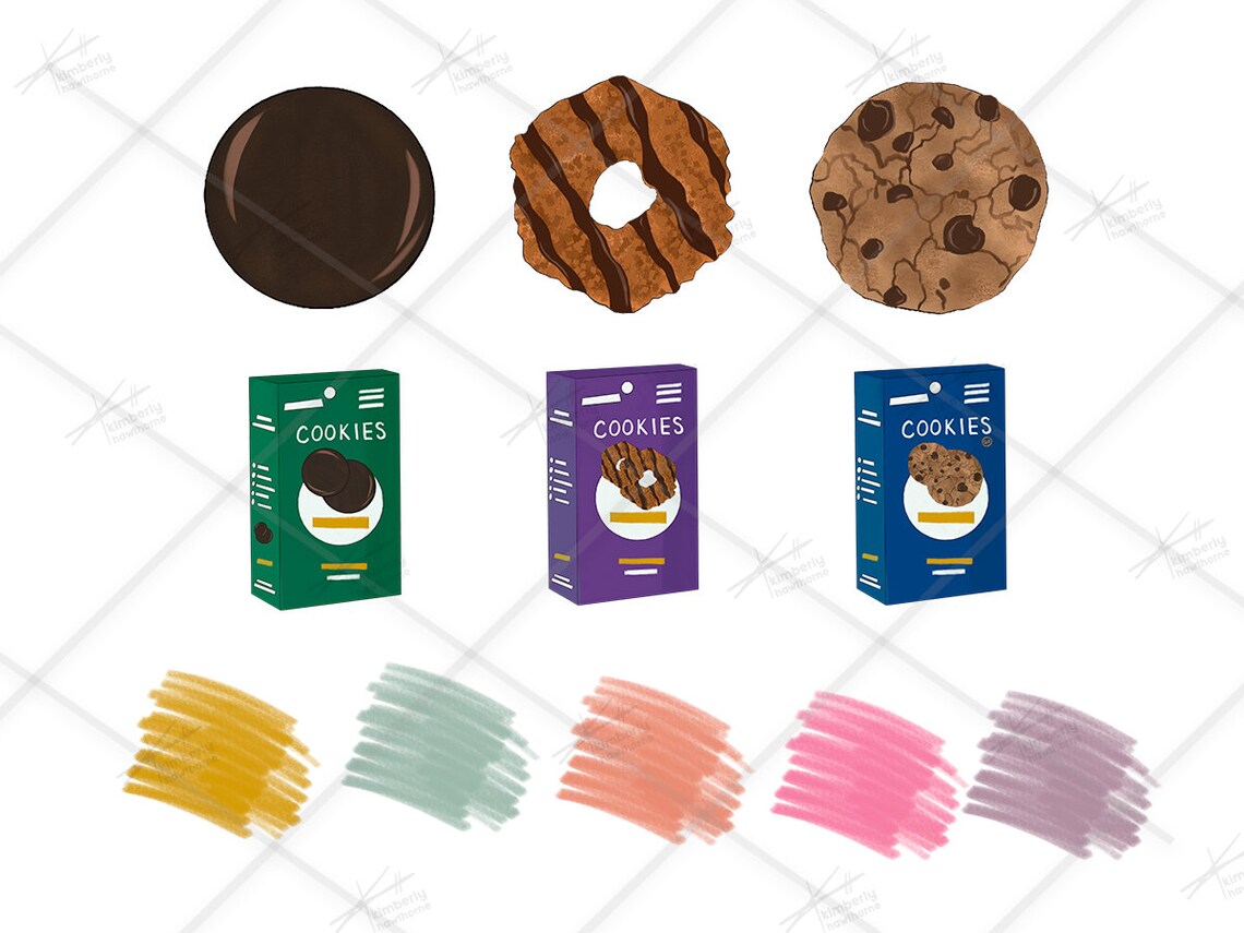 Girl Scout Clip Art Girl Scout Cookie SVG Fashion - Etsy