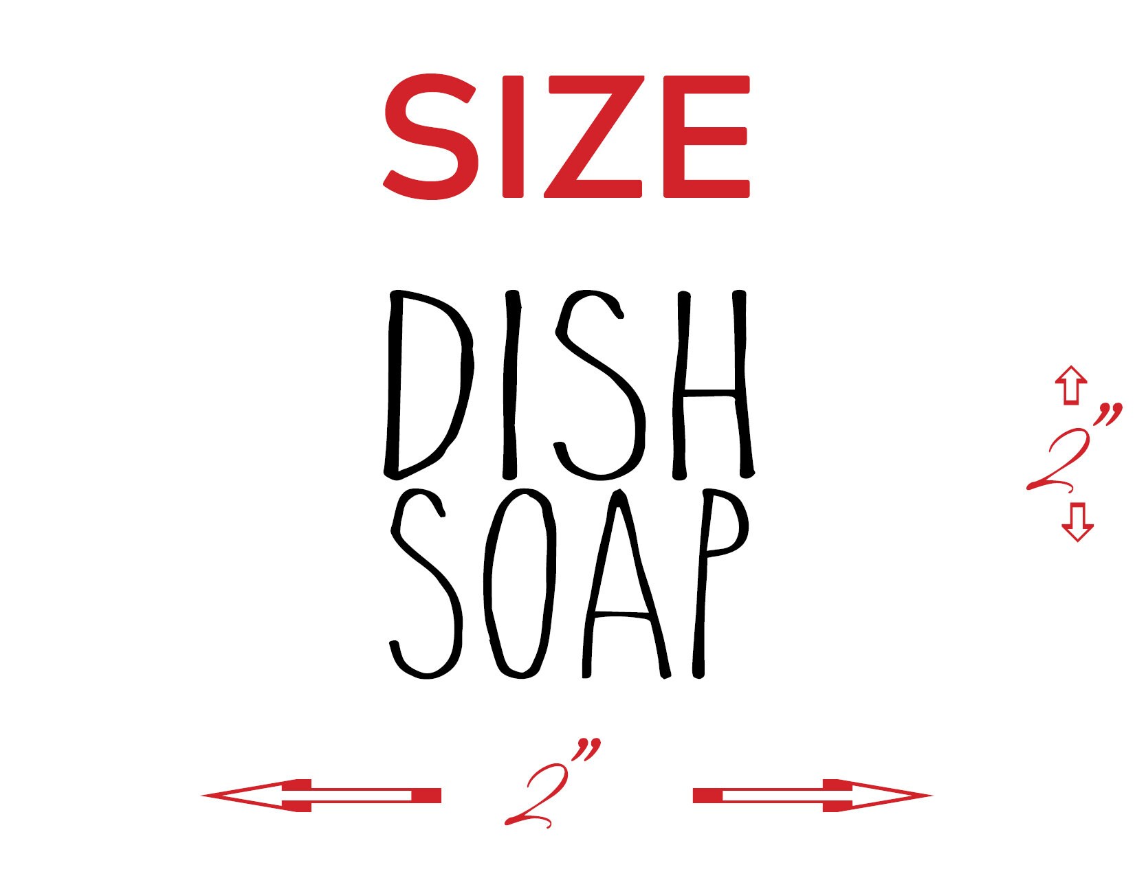 Hand Soap Dish Soap Labels - Vinyl Decal Sticker Cute Kitchen - Etsy