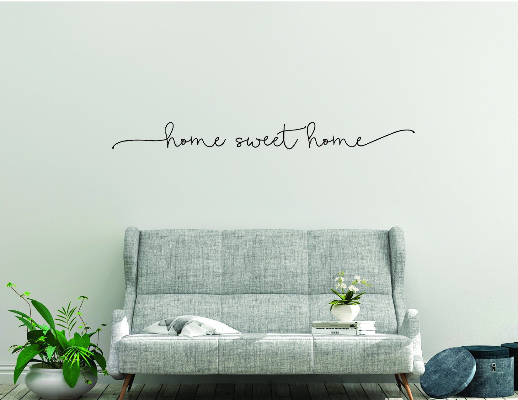Home Sweet Home Vinyl Wall Decal Sticker Home Inspirational | Etsy