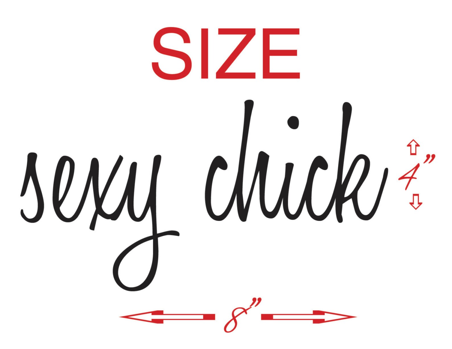 SEXY CHICK Vinyl Wall Decal Sticker Bathroom Mirror - Etsy